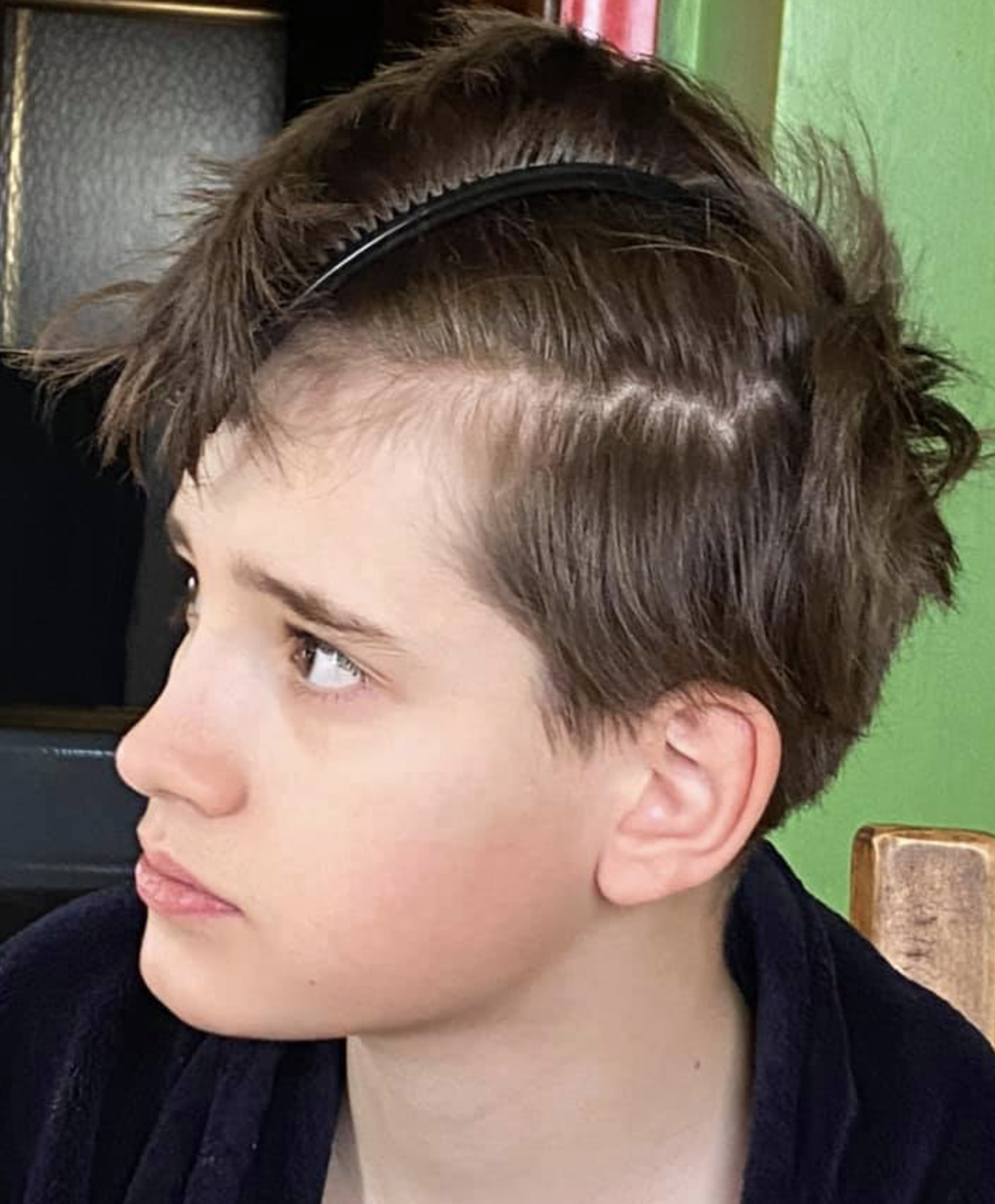 An Apel a Day: WW: Banana Clip Mohawk {Linky}