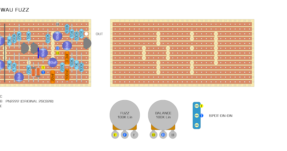 IBANEZ: Standard Wau Fuzz, Vero Layout | Guitar Effects - Vero and ...