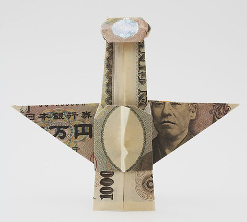 The Official Ninja News NINJA CHIKUWA: ORIGAMI of Japanese Money Bill ...