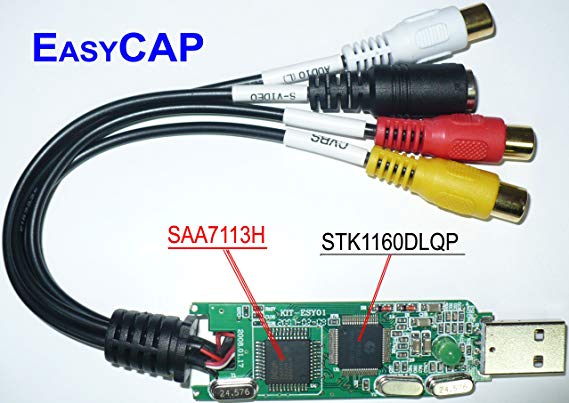 Driver para placas de captura de vídeo EasyCap, para Debian, Ubuntu e derivados