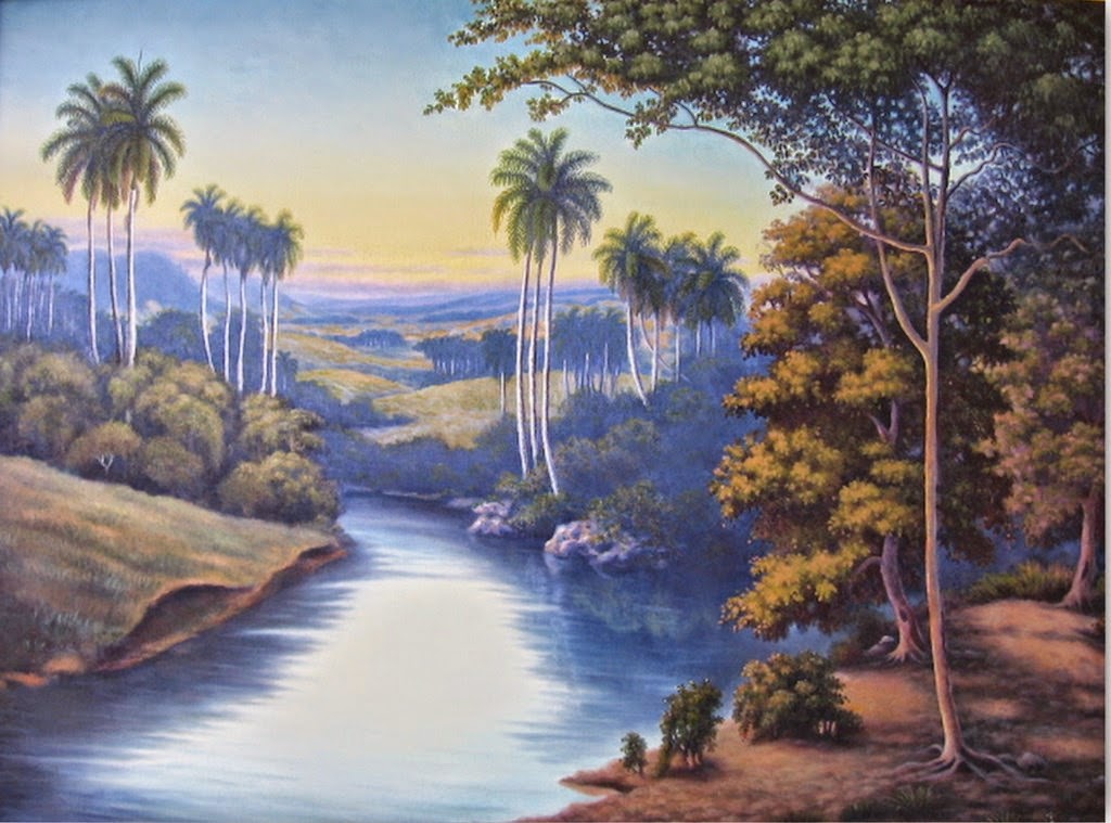 El arte es su máxima expresión : Pintura Cubana Paisajes de Roberto ...