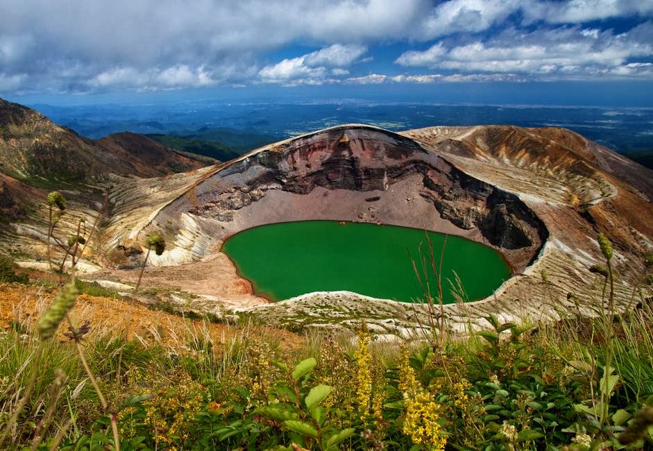 Universe Beauty: Okama crater lake, Japan