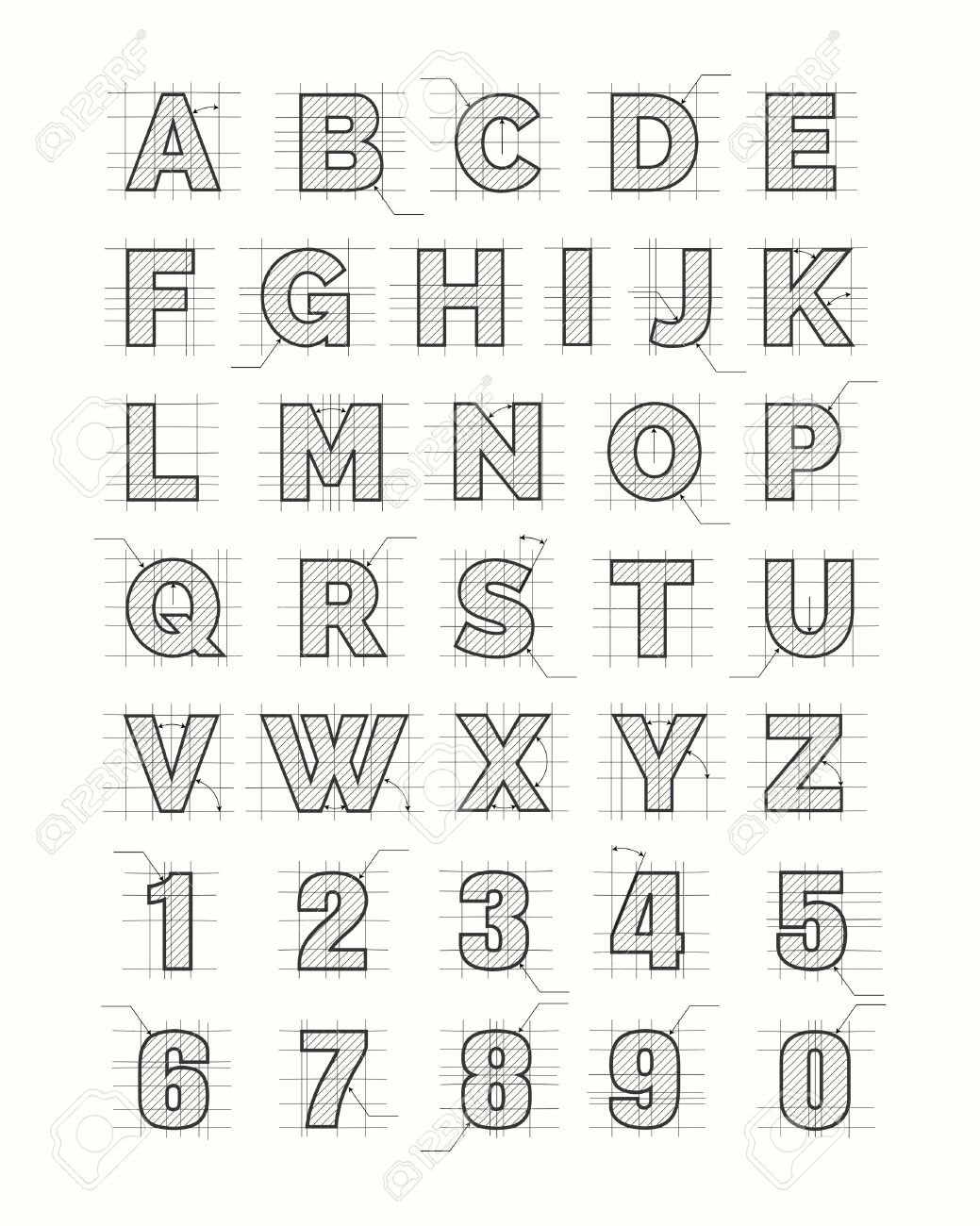 Alphabet Drawing Letters - Formal Letter
