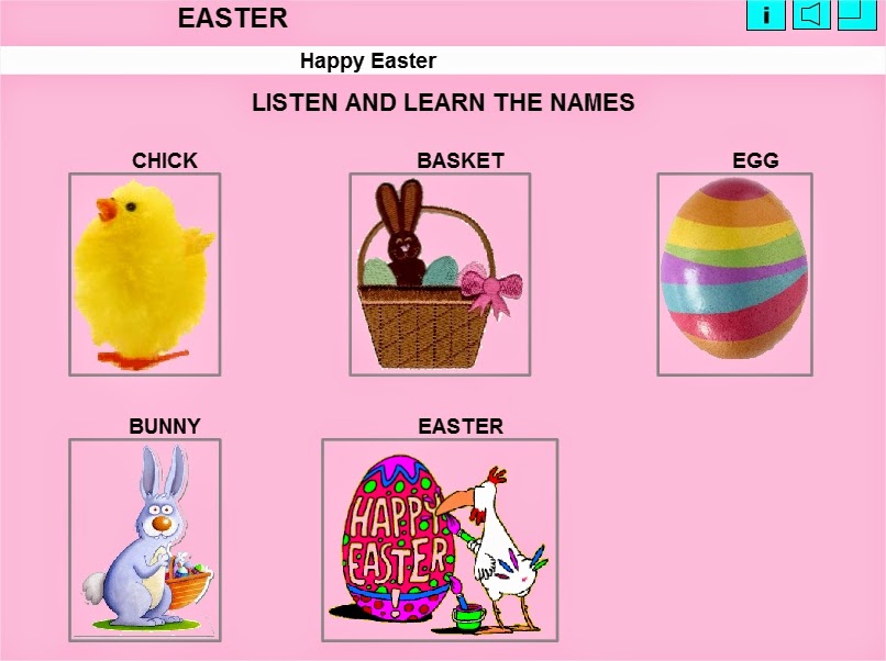English for year one: Easter activities