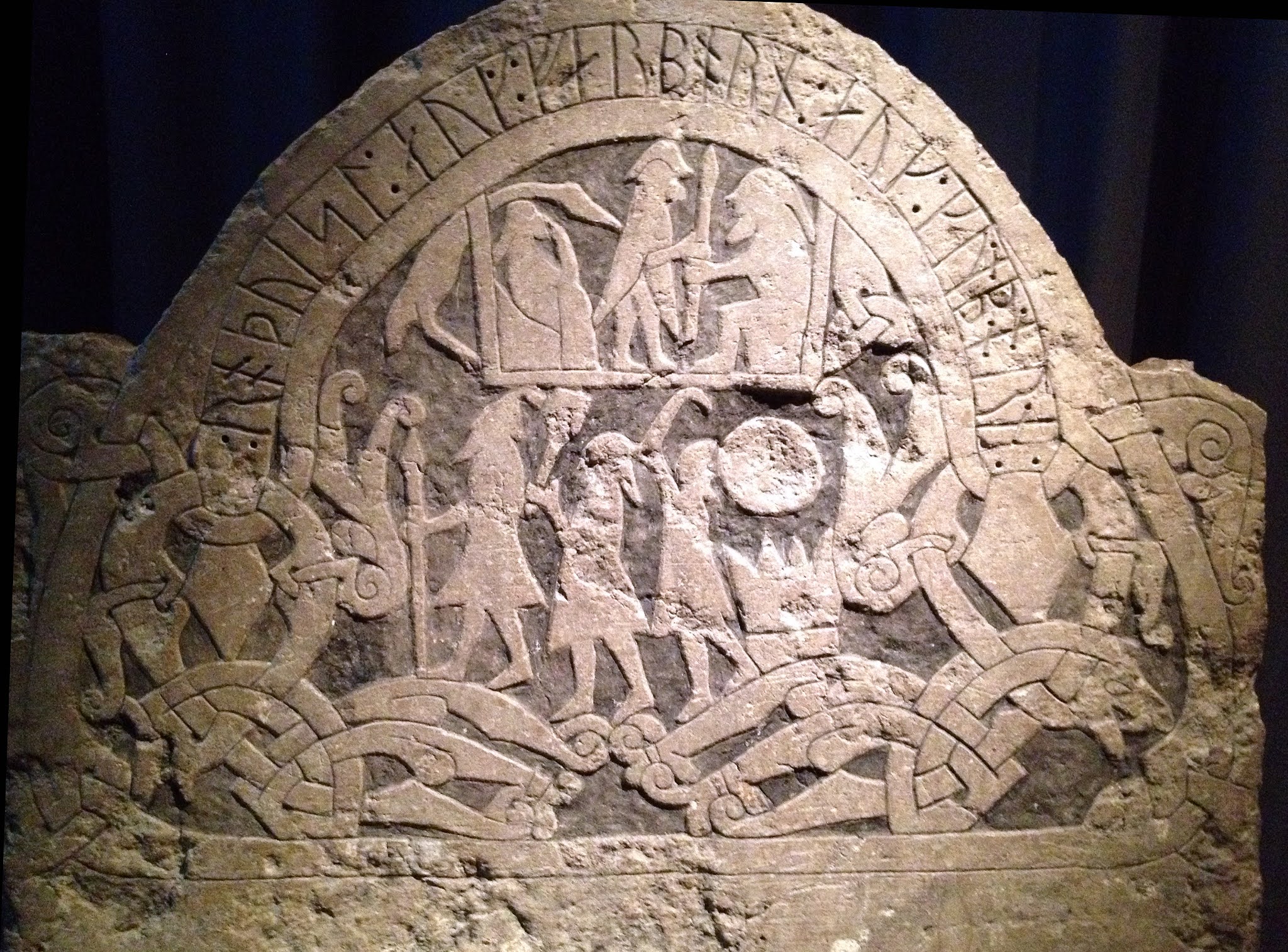Sanda Stone 9th Century CE from Gotland (Gotland runestone G 181)
