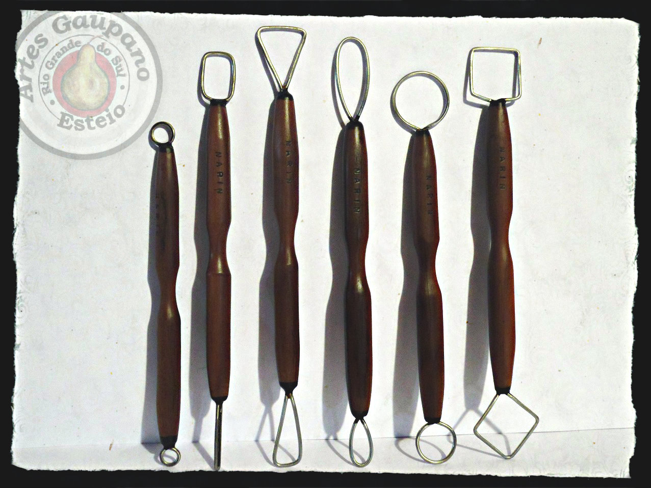 Artes Gaupano - Artes e Cultura Gaúcha.: Estecas em Madeira - Jogo de ...