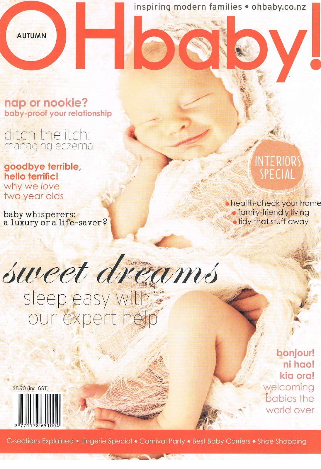 Shelleece Stanaway Design: Press: Oh Baby Magazine Profile