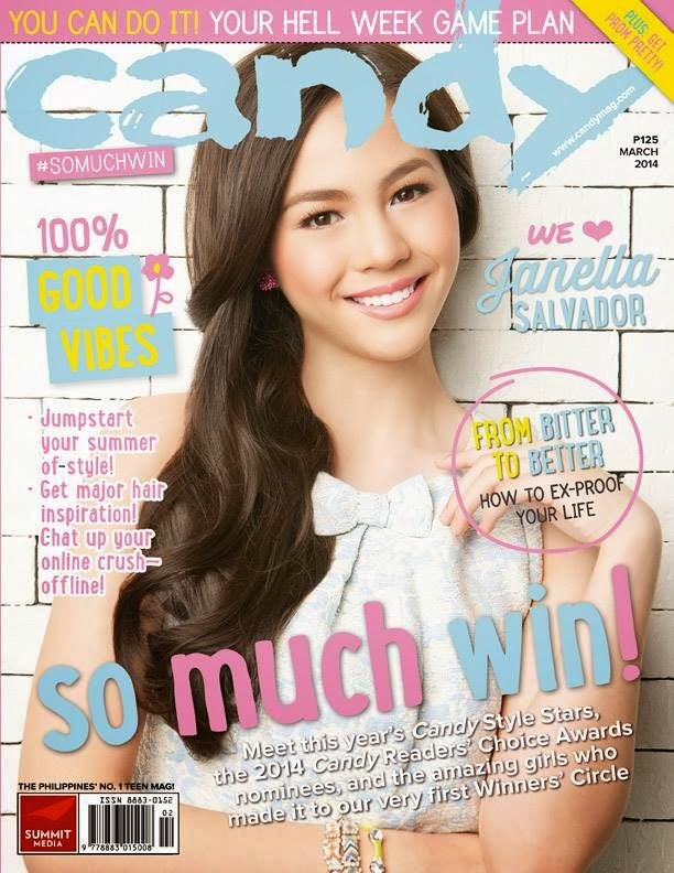 What makes you beautiful!: Janella Salvador in Candy Magazine March Issue