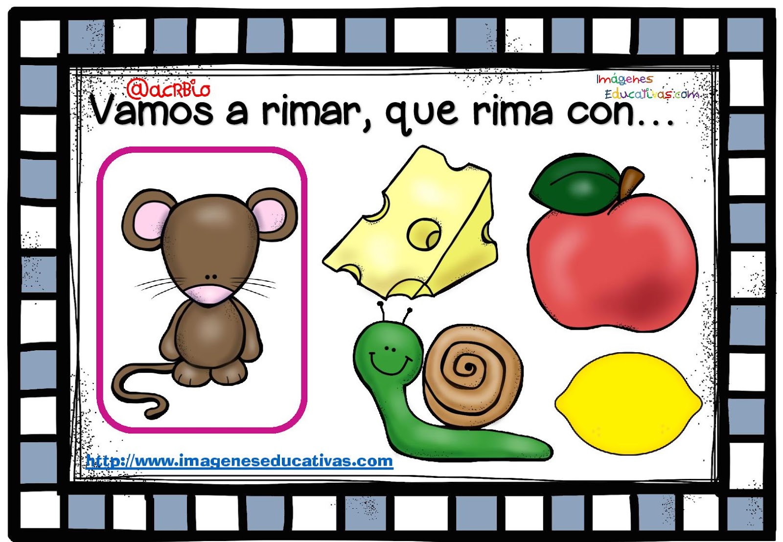 Fichas de Primaria: Las rimas