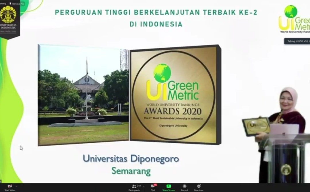 Undip Raih Peringkat ke-2 Kampus Berkelanjutan versi UI GreenMetric ...