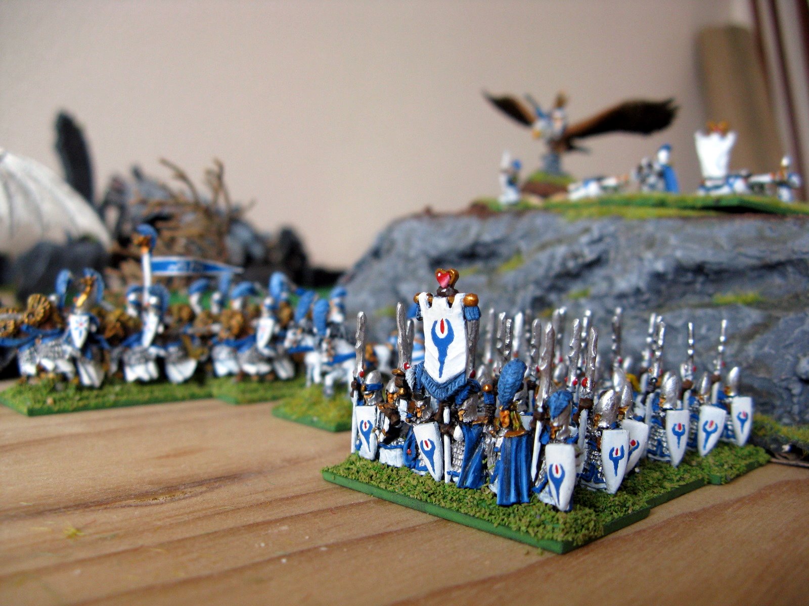 The infinite workshop: Warmaster High elves Spearmen
