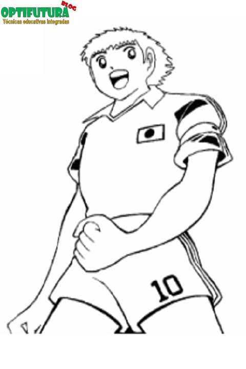 Capitán Tsubasa (Oliver y Benji) [Dibujos para colorear] ~ Optifutura