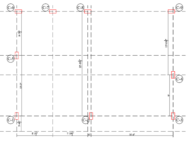 Column layout plan for two story building ~ Learn Everything - Civil ...
