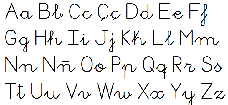 Fuentes escolares para Word