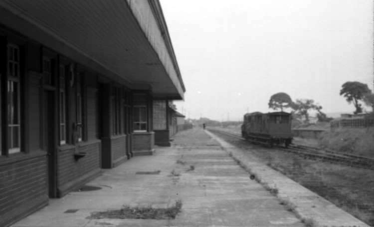 Tour Scotland: Old Photograph Railway Station Denny Scotland