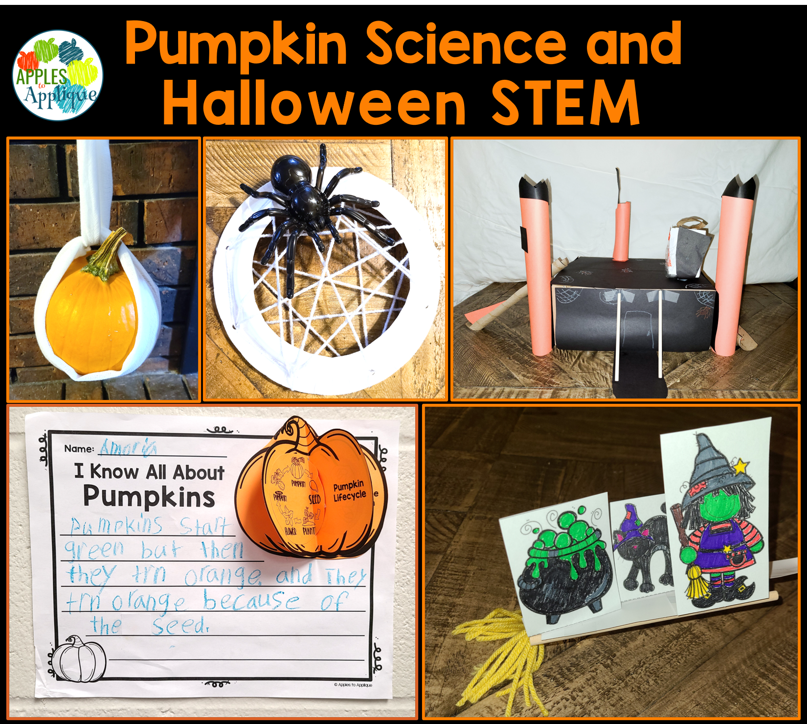 Apples to Applique: Pumpkin Science and Halloween STEM