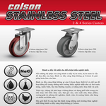 Catalog Bánh xe inox 304 Colson