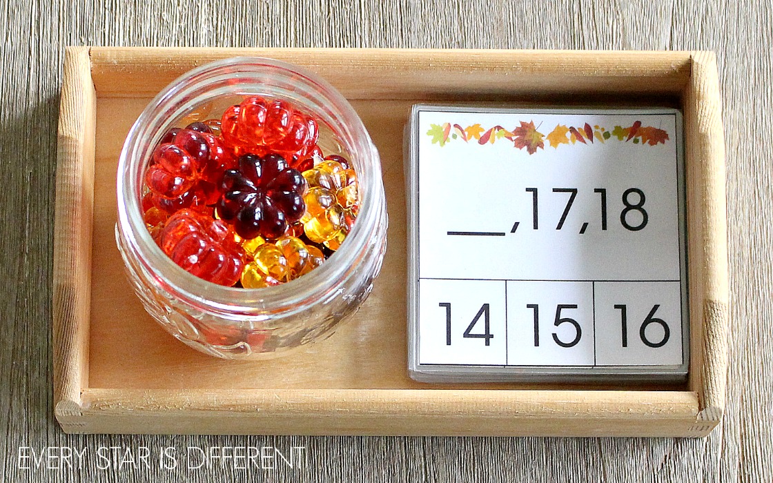 Fall Counting Activities for Preschoolers with a Bonus Free Printable ...