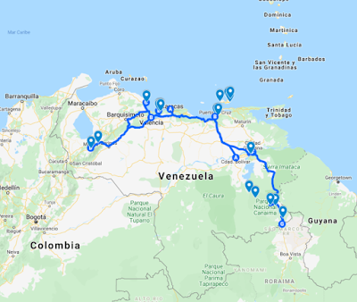 Crónica de un Viaje a Venezuela | Rutas por Europa en coche y Asia en moto