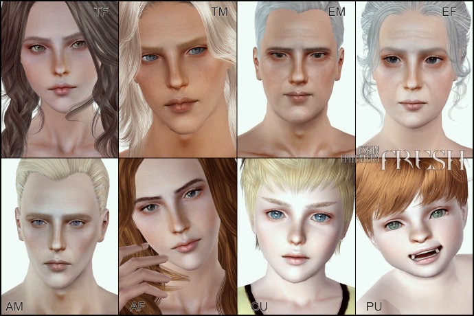 My Sims 3 Blog: ESkin Fresh by Ephemera