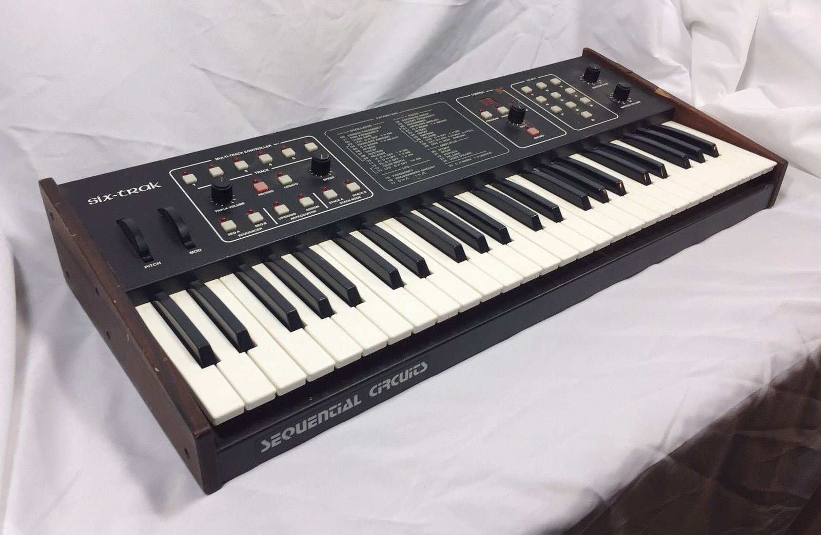 MATRIXSYNTH: Sequential Circuits Six-Trak Vintage Analog Synthesizer SN ...