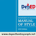 The New DepEd Manual of Style - Deped Tambayan