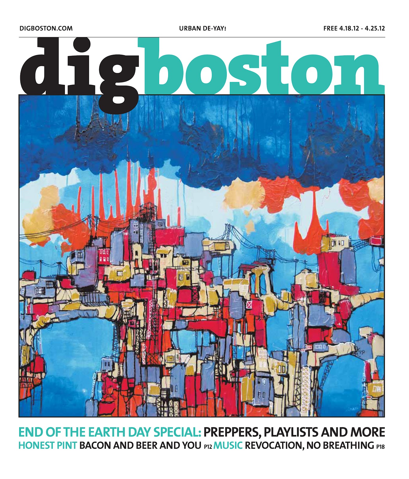 The Weekly Dig put my painting on the cover this week! : r/Art