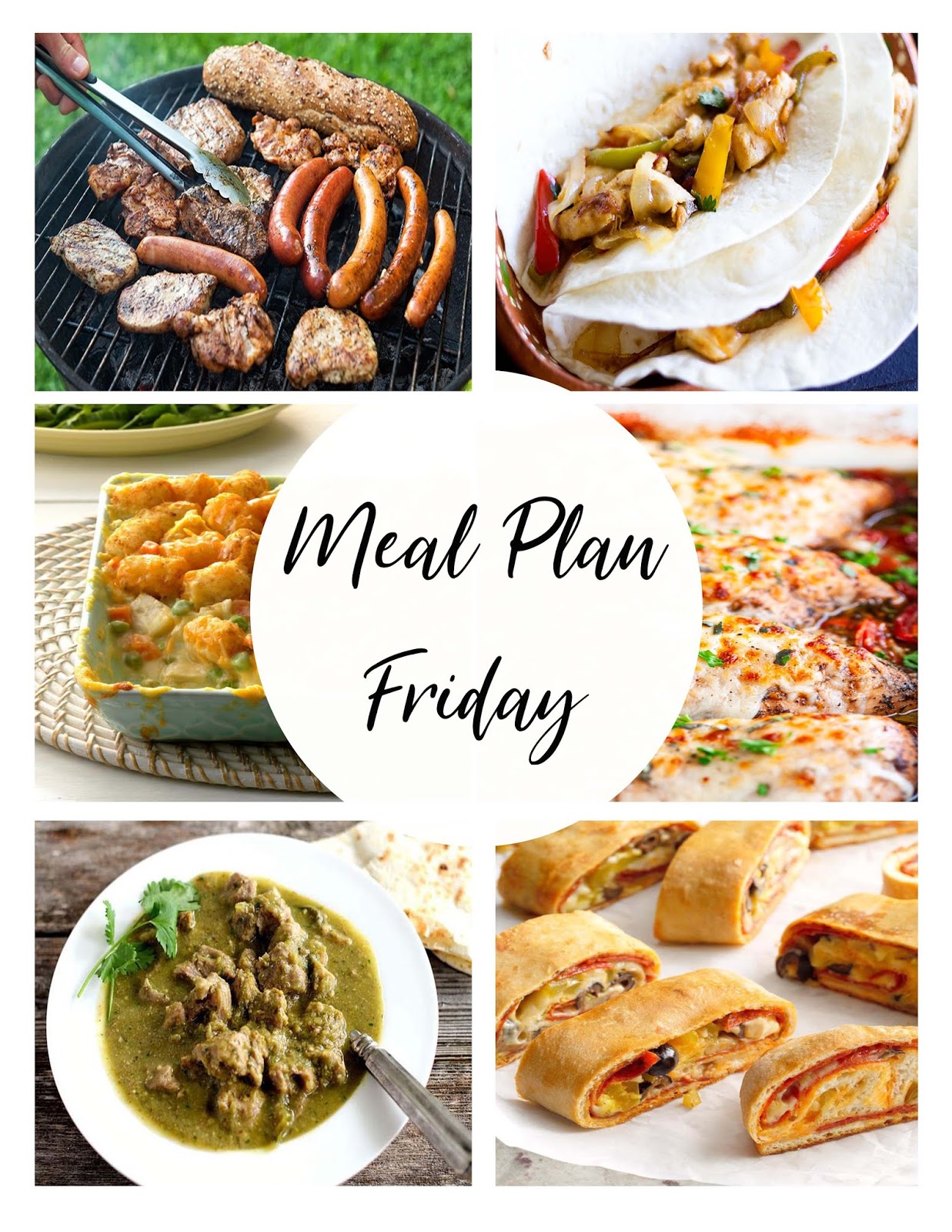 Full Bellies, Happy Kids: Meal Plan Friday - #4