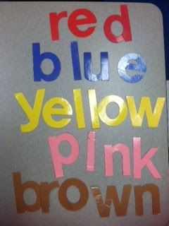 Young & Lively Kindergarten: Color Word Practice on a Budget