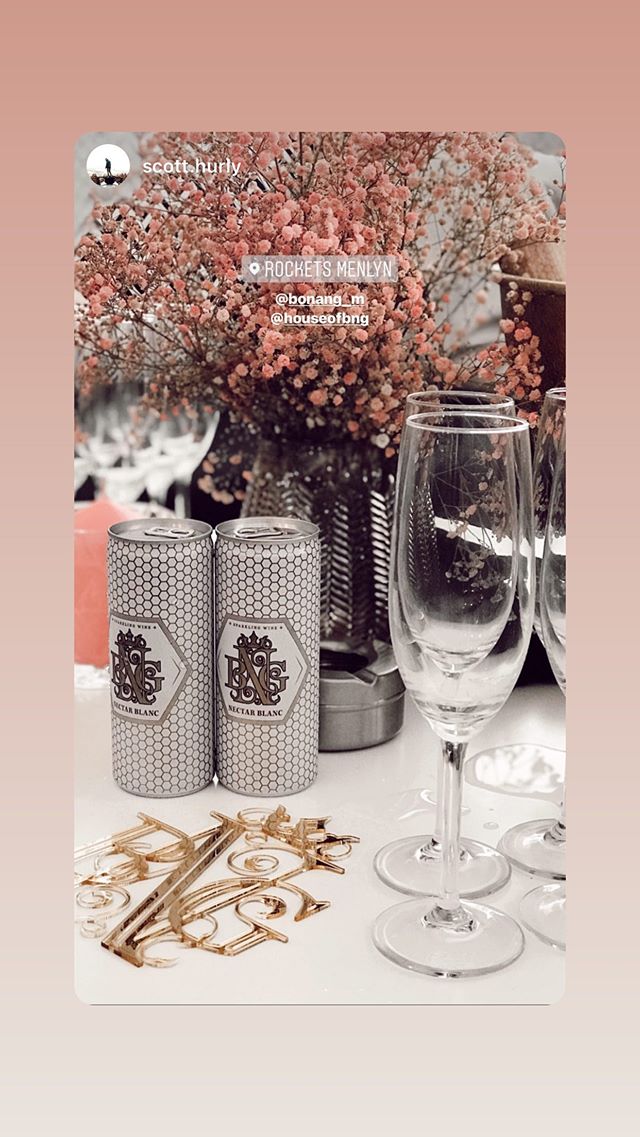 Bonang Matheba unveils House of BNG Nectar as JC Le Roux in a can