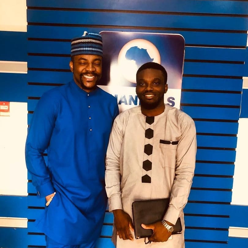 David Hundeyin with Davido and Ebuka