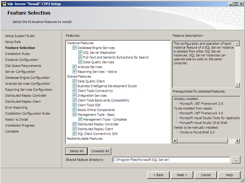 Sql Server Hints Sql Server Code Name Denali Steps Installation 2343