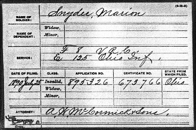 Finding and Binding: Military Records: CMSR and pension indexes