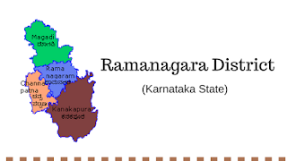 Ramanagara district With Talukas in Karnataka State