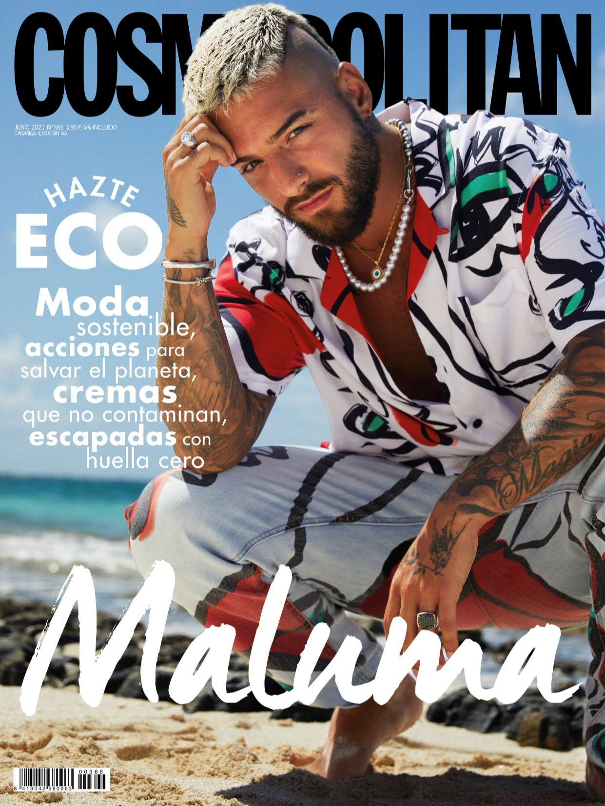 'Lo mejor está por venir': Maluma para Cosmpolitan España por Bernardo ...