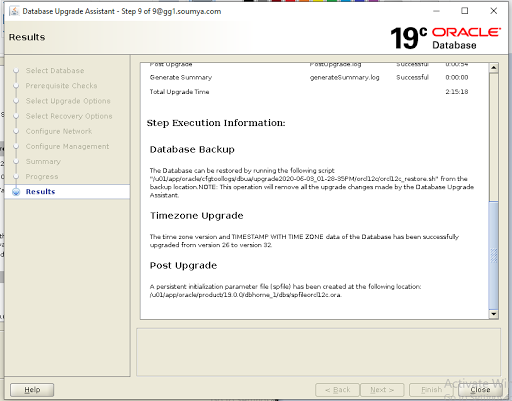 Soumya's Database Blog : Oracle Database Upgrade from 12c to 19c using DBUA