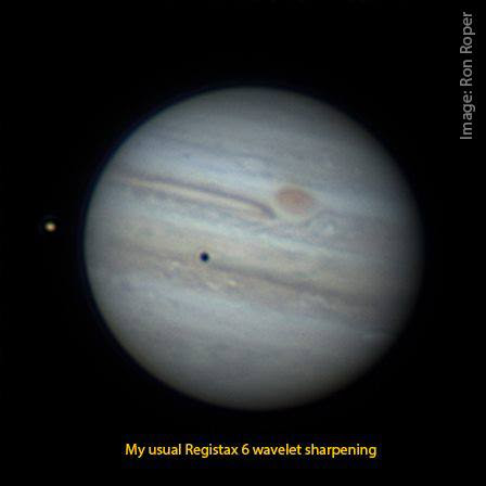 Ron Roper's Jupiter sharpening using RegiStax