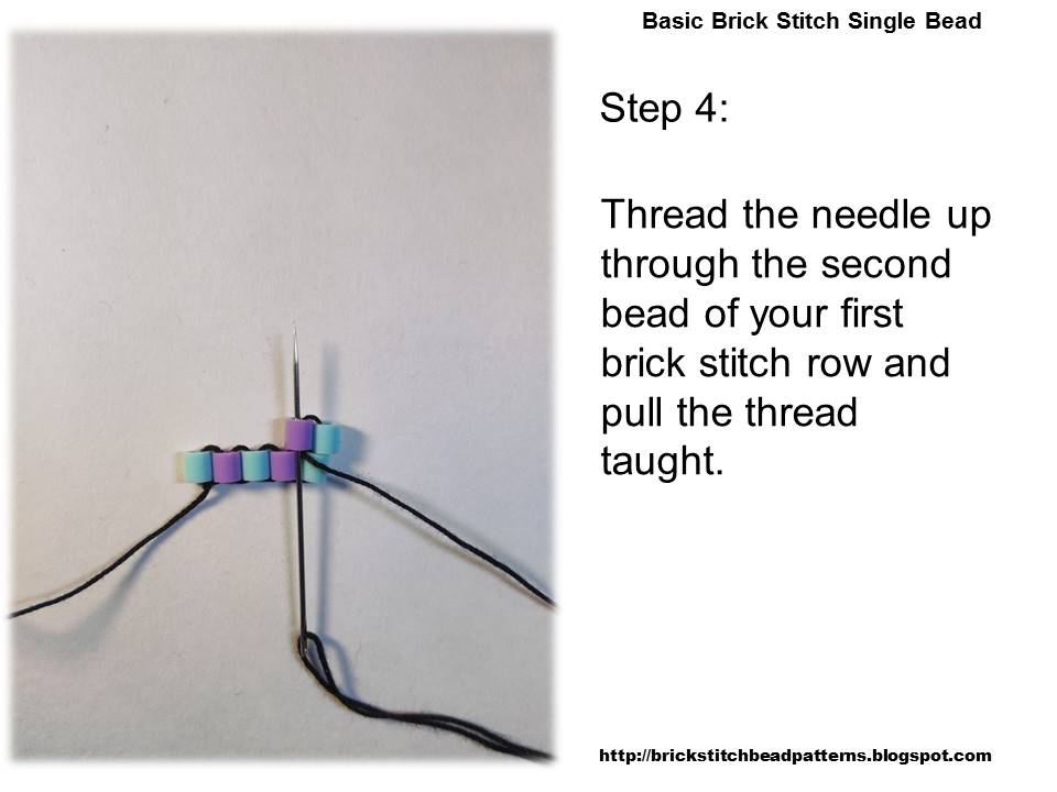 Brick Stitch Bead Patterns Journal: Basic Brick Stitch Single Bead ...
