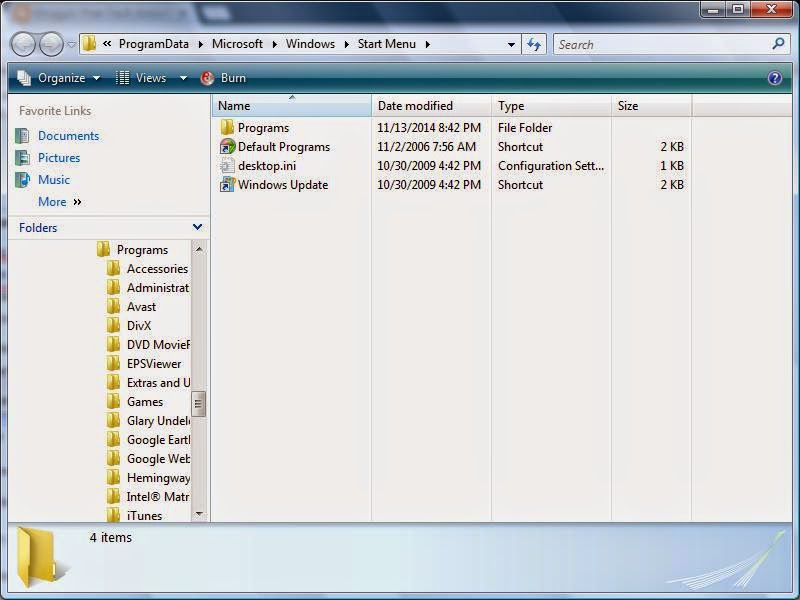 Free Tech Answers: Adding Programs or Folders to the Start All Programs ...
