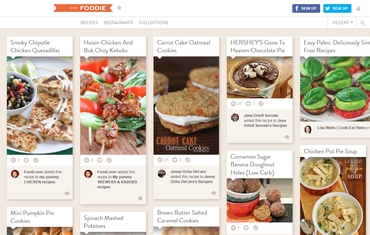 Cubical: User persona (NABC): Foodies