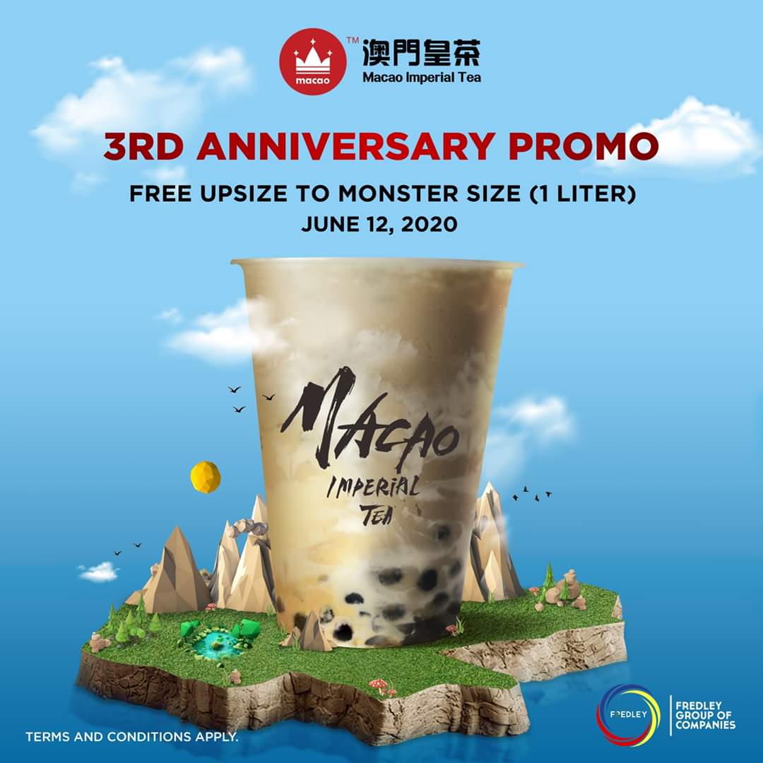 FREE UPSIZE TO 1 LITER: Macao Imperial Tea Philippines treats us on ...
