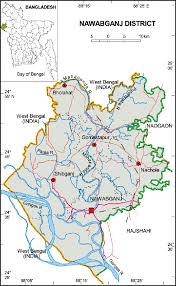 Chapai Nawabganj District: Map in Chapainawabganj