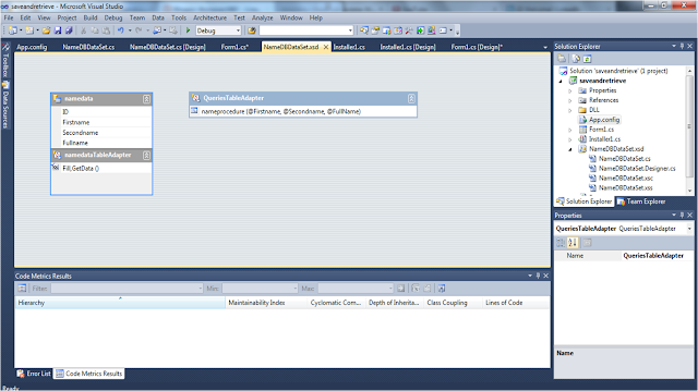 C Windows Application Data Form Sample Module Save And Retrieve Data Using Ms Sql Database