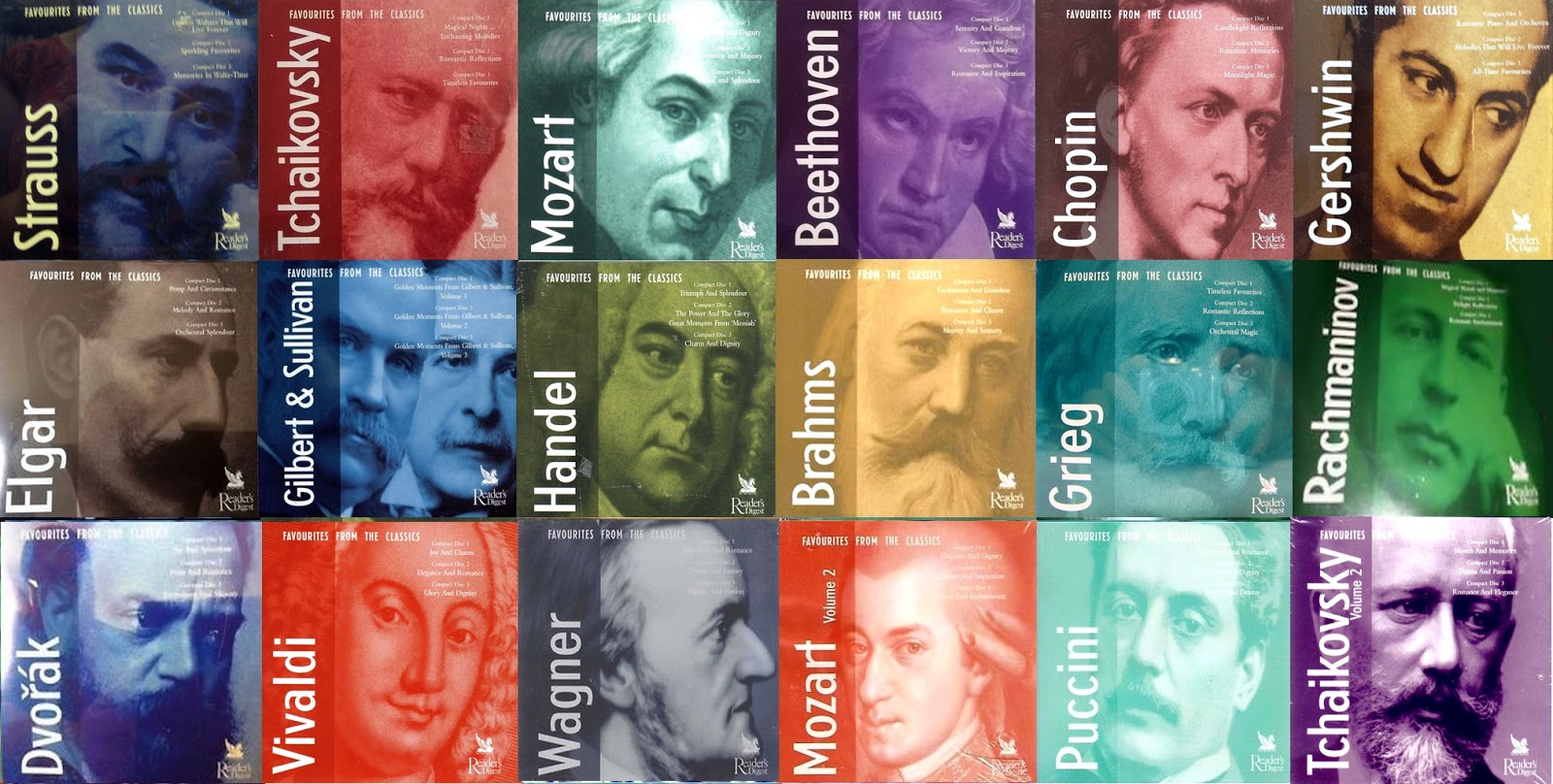 Reader's Digest Albums: FAVOURITES FROM THE CLASSICS (Series)