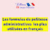 Formules de politesse administration