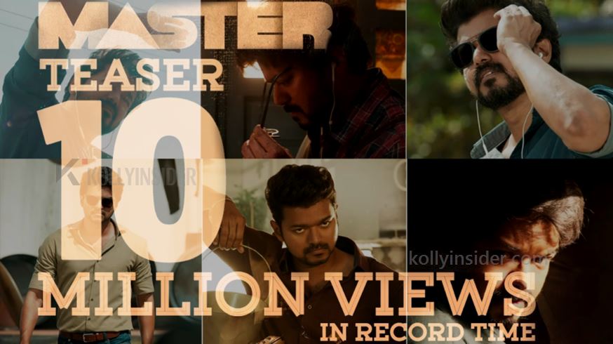 Vijay's 'Master' teaser breaking several records