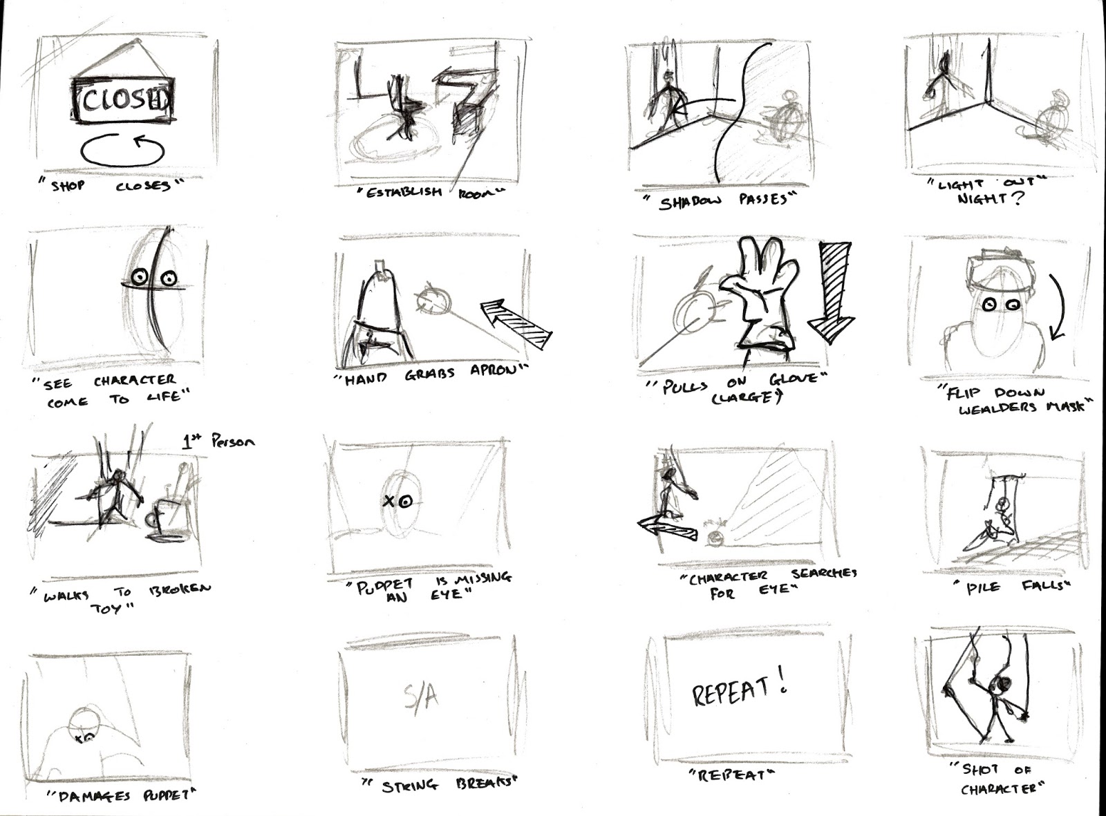 Ayunie Adiana: Part A (Narrative) - Storyboard Ideas