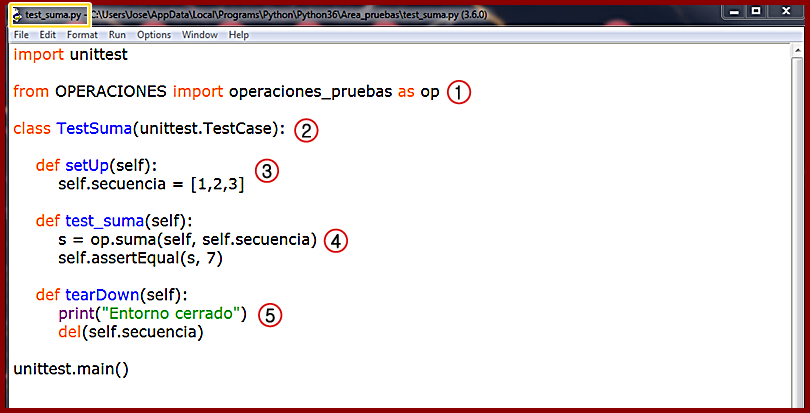 APRENDER A PROGRAMAR CON PYTHON: PRUEBAS UNITARIAS