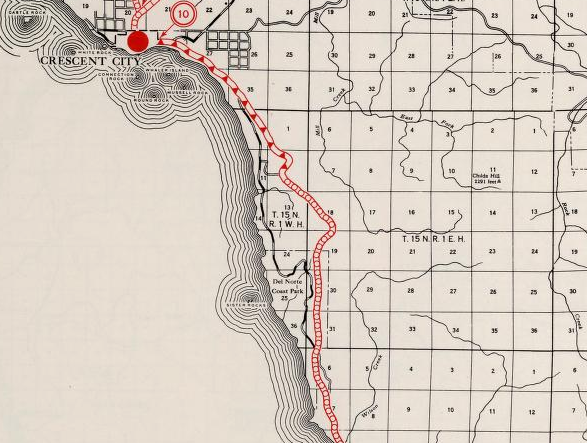 US Route 101 and the Last Chance Grade