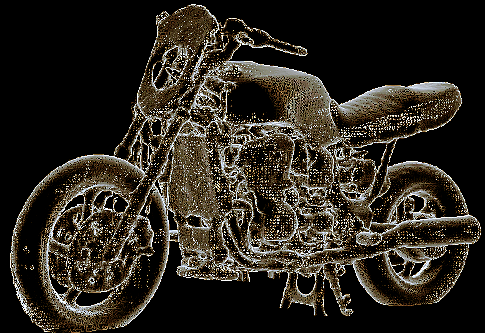 Tim's Motorcycle Diaries: Naked Connie: 3d modelling customized ...